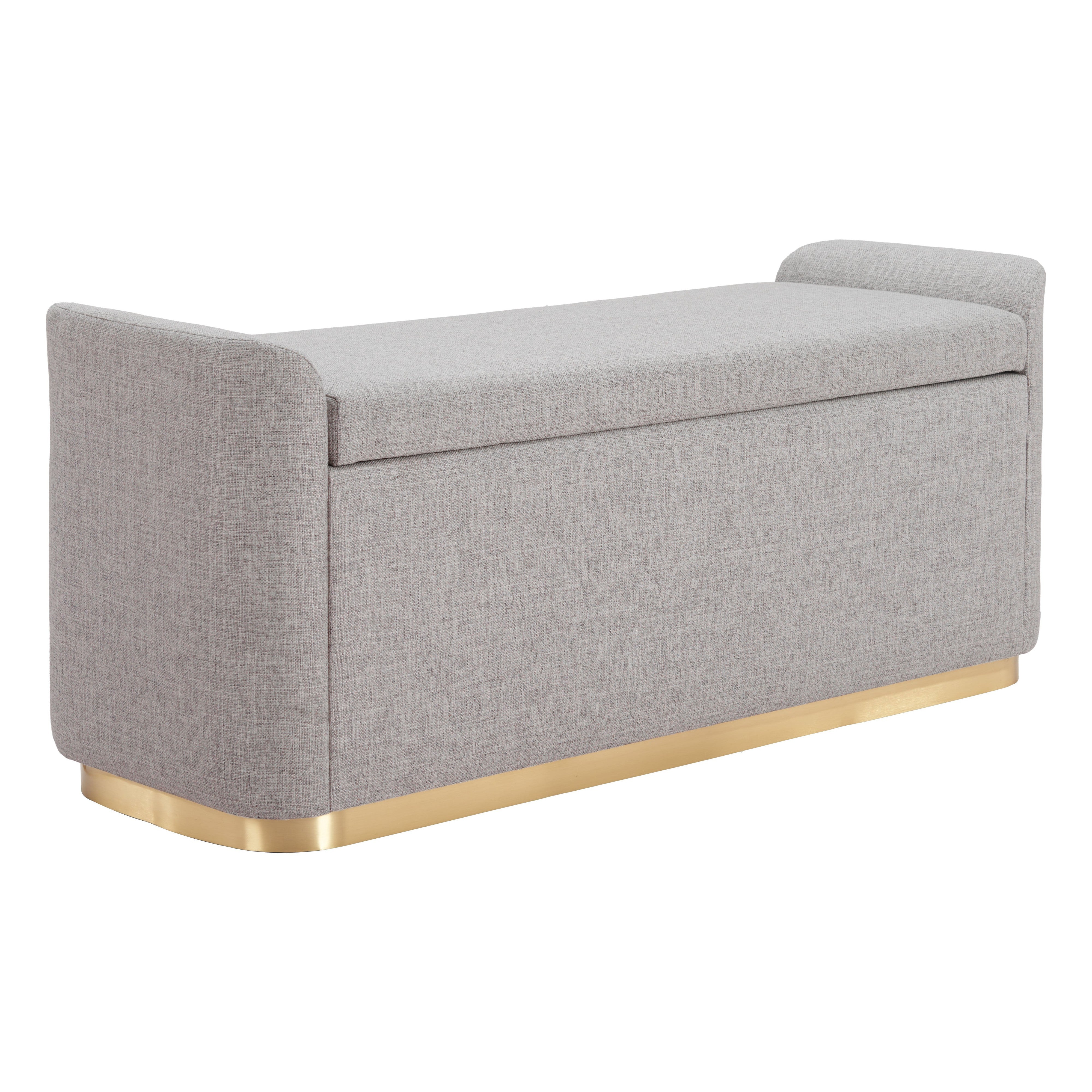 Dobo Gray Storage Bench – Sideboards and Things
