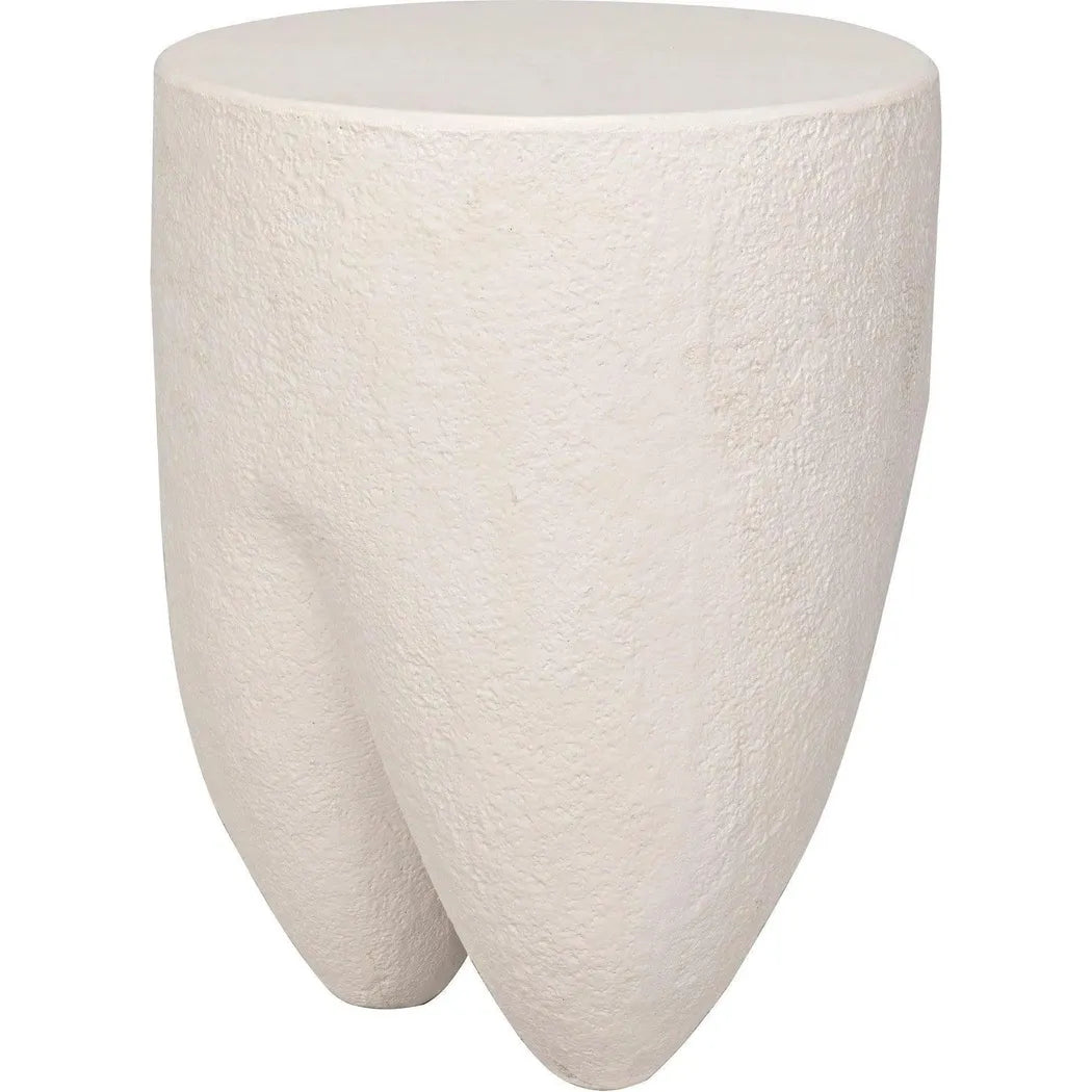 Donald White Fiber Cement Round Side Table – Sideboards and Things